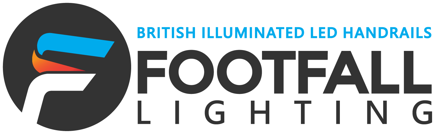 Footfall Lighting, world experts in LED controllable handrail solutions.